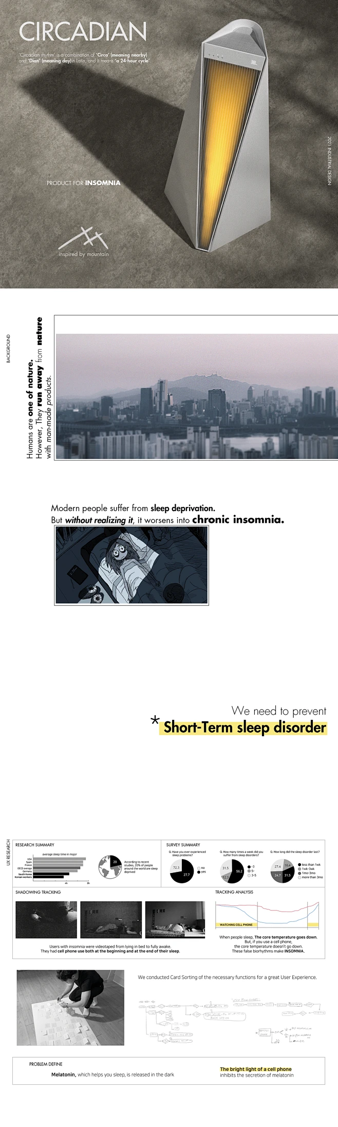 AirPurifier industrial industrial design Insomnia light night product ...