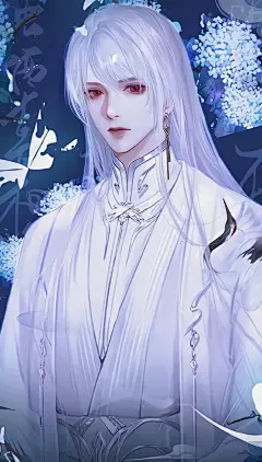 古风手绘美男-花瓣网