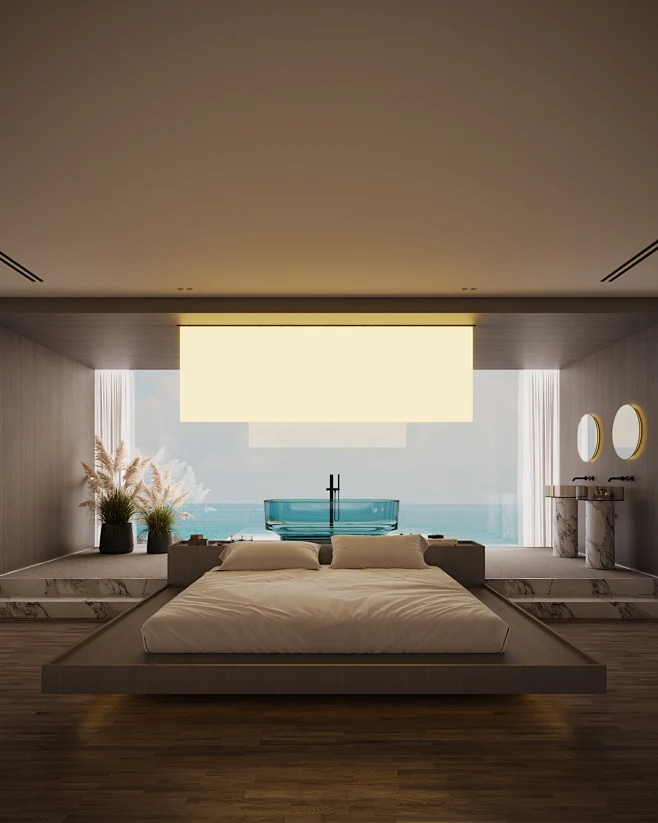 CGI - BEDROOM MIAMI-花瓣网