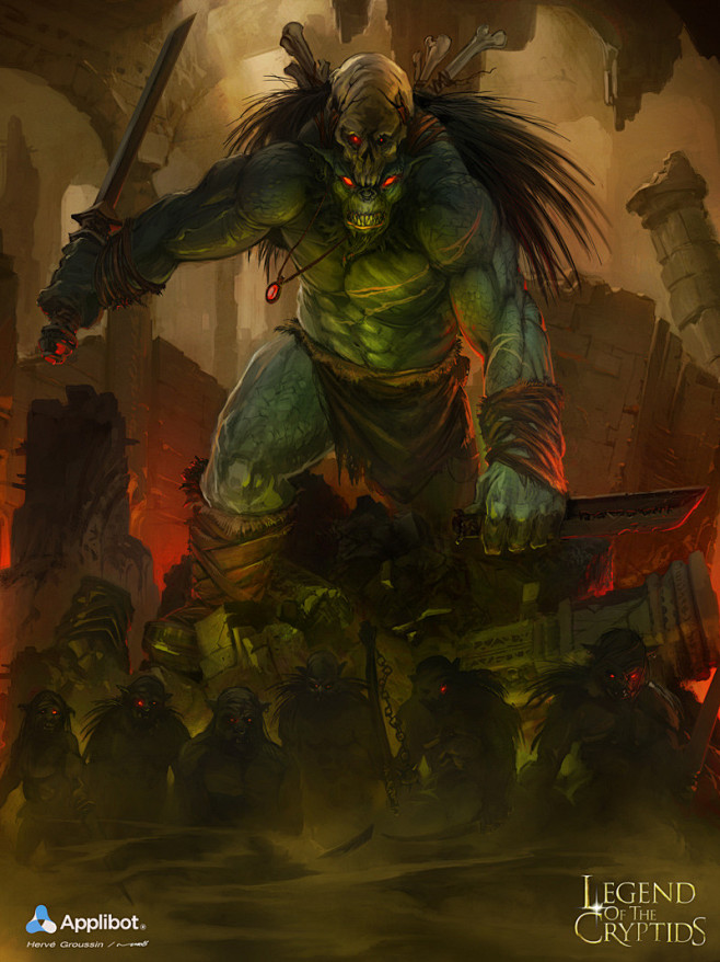 万智牌卡牌插画Legend of the cryptids来自cgbook.cn (1228)