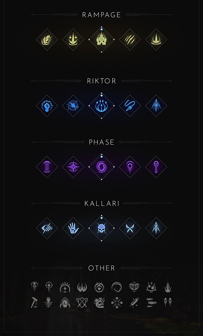 Predecessor - ability icons design