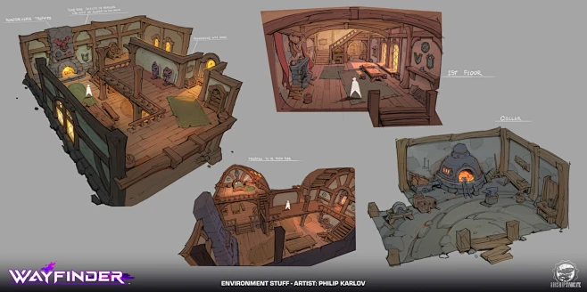 {游戏系列} 美国 WAYFINDER 寻路者（UI,角色，场景）-花瓣网