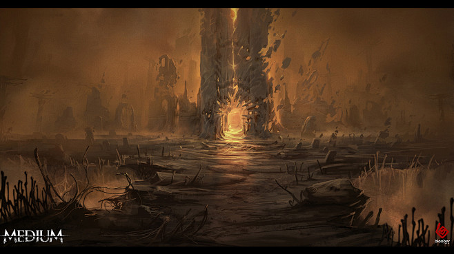 Spirit World, Michał Sałata : Enviro Concept for The Medium game ...