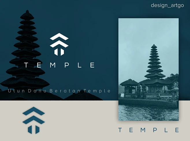 Temple logo-花瓣网