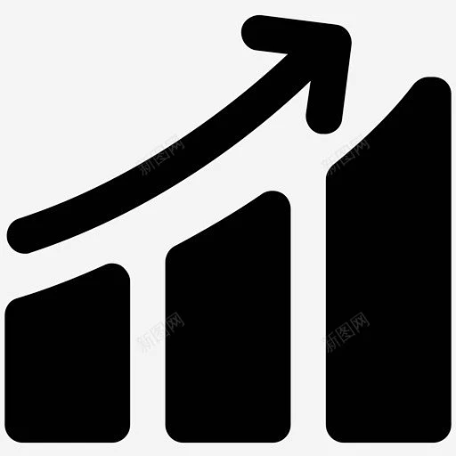 业务增长市场增长图标 标识 标志 UI图标 设计图片 免费下载 页面网页 平面电商 创意素材-花瓣网