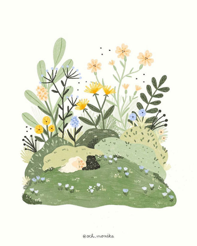 来自分享插画，插画师：och_monika