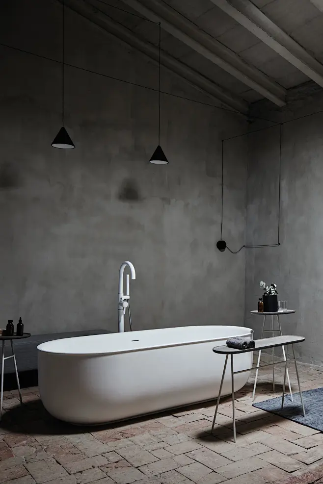 PRIME FREE STANDING MATT SOLID SURFACE BATHTUB - Bathtubs from Inbani | Architonic : PRIME FREE ...