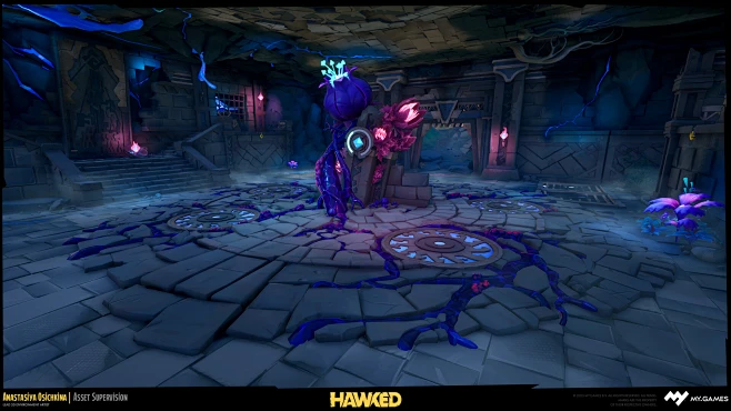 HAWKED - Issue #3 Environment Art-花瓣网