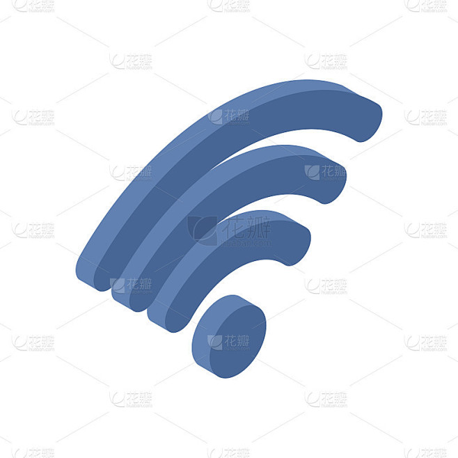 wi - fi信号。WiFi的象征。无线连接图标