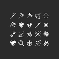 Vector Flat Game Icons