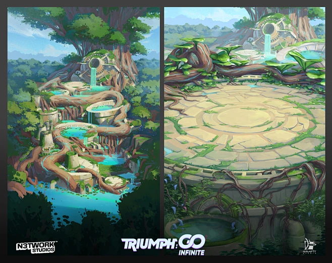 Triumph: GO Infinite – Mobile Game Environment Art-花瓣网