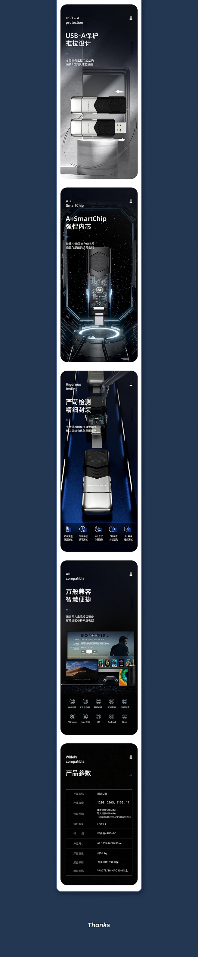 固态U盘/U盘详情页X3_小鱼_【68Design】-花瓣网