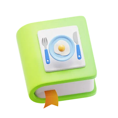 Recipe book 3D Icon