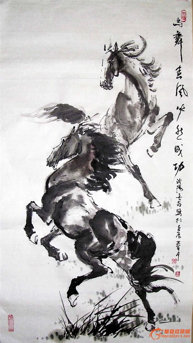 马 国画20-花瓣网