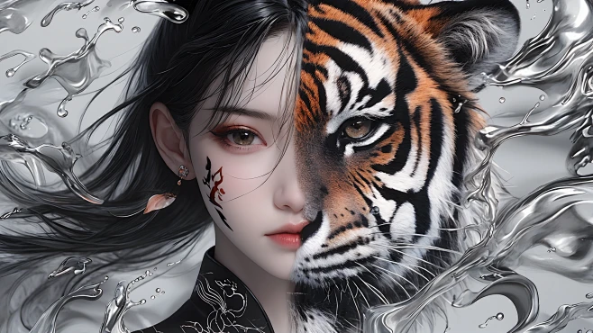 CXN-国风半脸-hzj(8)-花瓣网