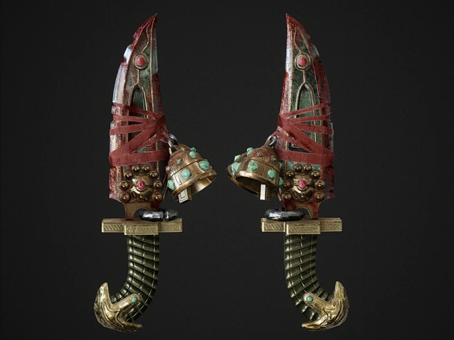 East Dagger, Santiago Passetti (AKA Floyd) : Game-ready asset, part of ...