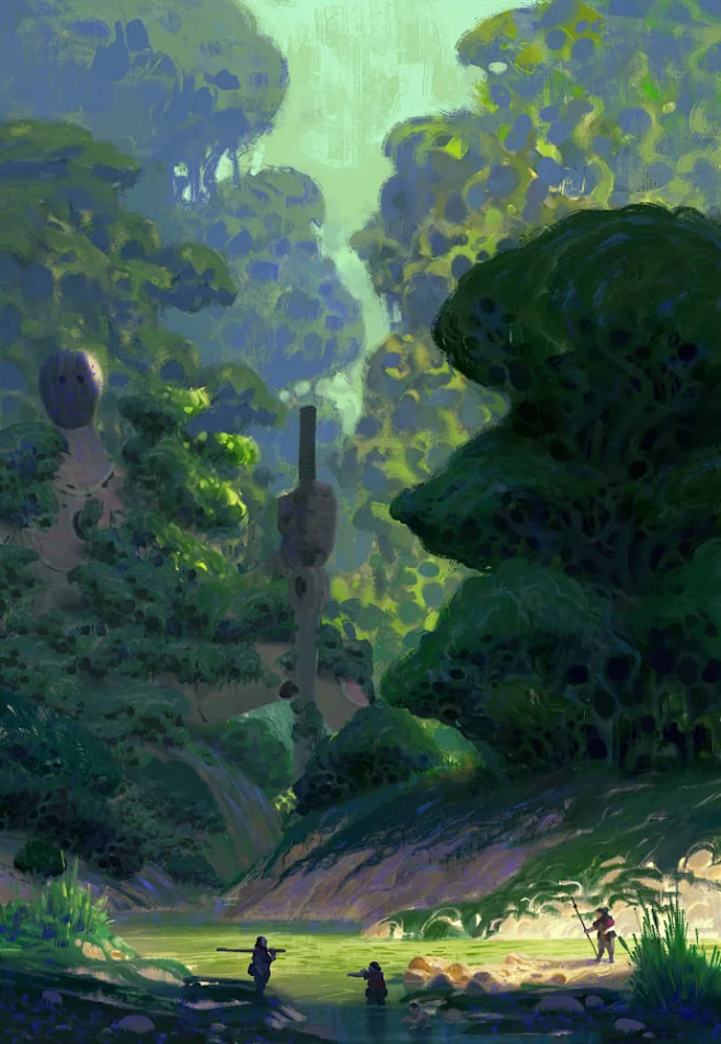 Alexandre_Diboine 角色 场景-花瓣网