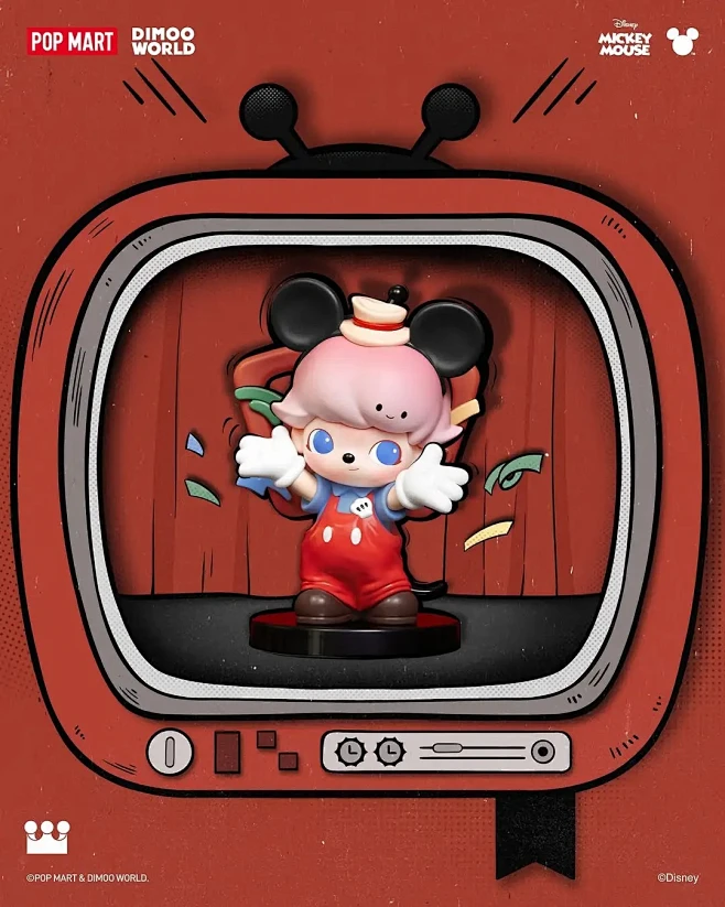 DIMOO × Disney 梦幻联动闪亮登场！_1_POP MART SPAIN_来自小红书网页版-花瓣网