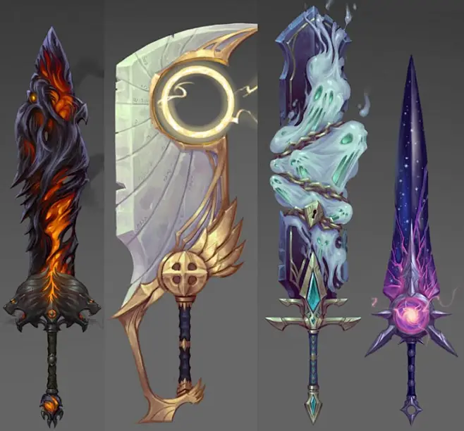 Sword Concepts, Hunter Gage-花瓣网