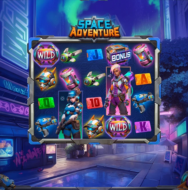 SPACE ADVENTURE | slot game :: Behance-花瓣网