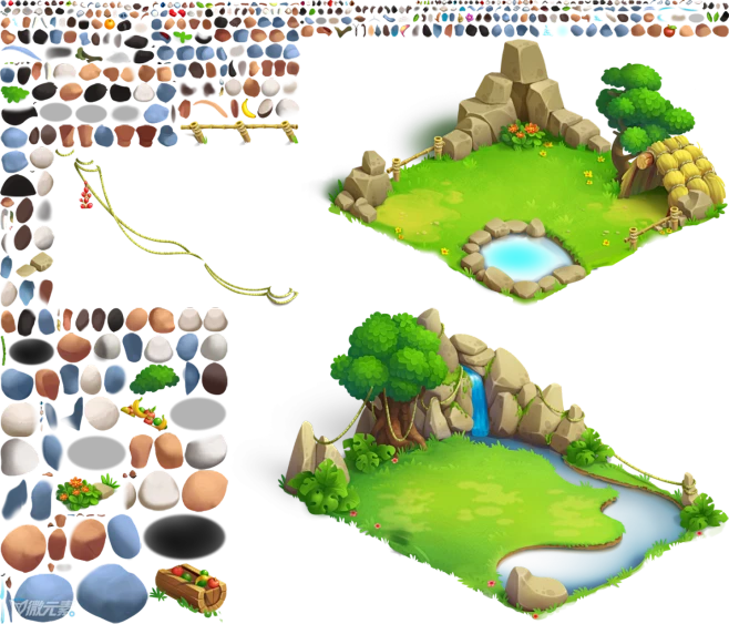 妙趣动物园 UI 图集-成套集合-微元素 - Element3ds.com!-花瓣网