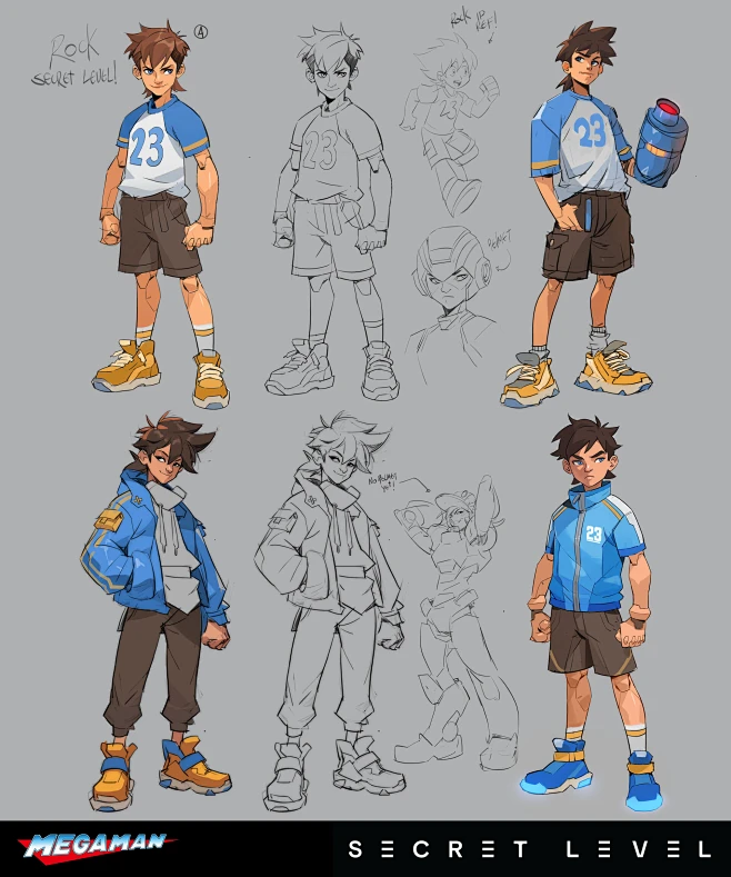 Secret Level -- Mega Man-花瓣网