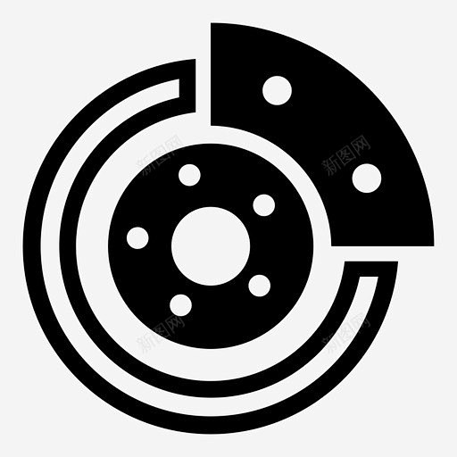 采购产品汽车刹车汽车刹车刹车片图标 页面网页 平面电商 创意素材
