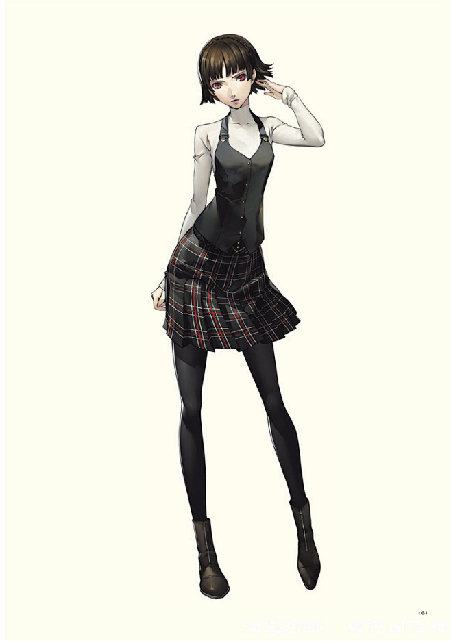 女神异闻录5原画P5公式设定集艺术集CG角色立绘游戏资料图集素材-淘宝网