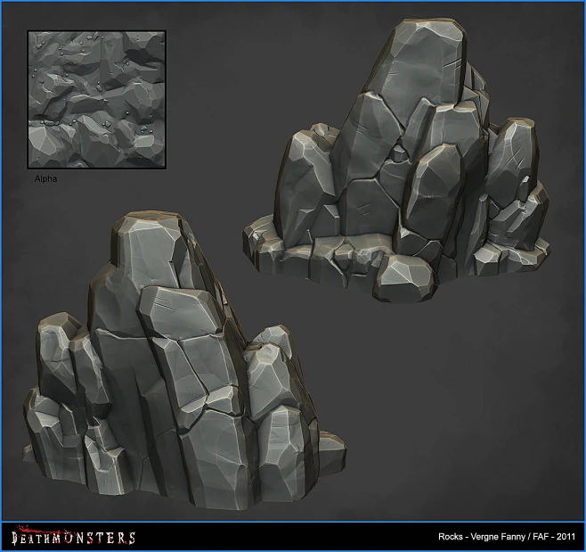 几块牛石头,微元素,游戏资源,游戏素材,下载,游戏美术www.element3ds.com - E3D-花瓣网