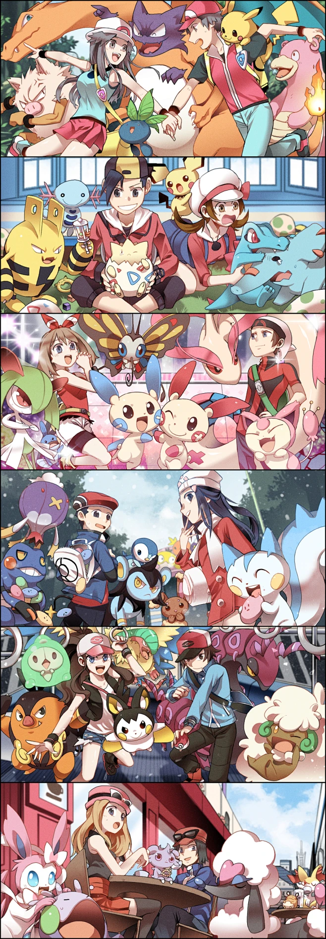 Pokémon.full.1784324.jpg (910×2622)#二次元# #日本漫画# #宠物小精灵# -花瓣网