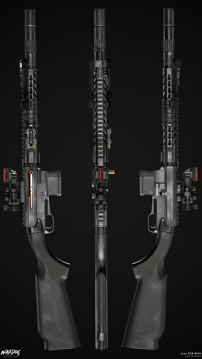 Ares SCR Rifle, Ohle Mathiebe : My new piece based on the Ares SCR ...