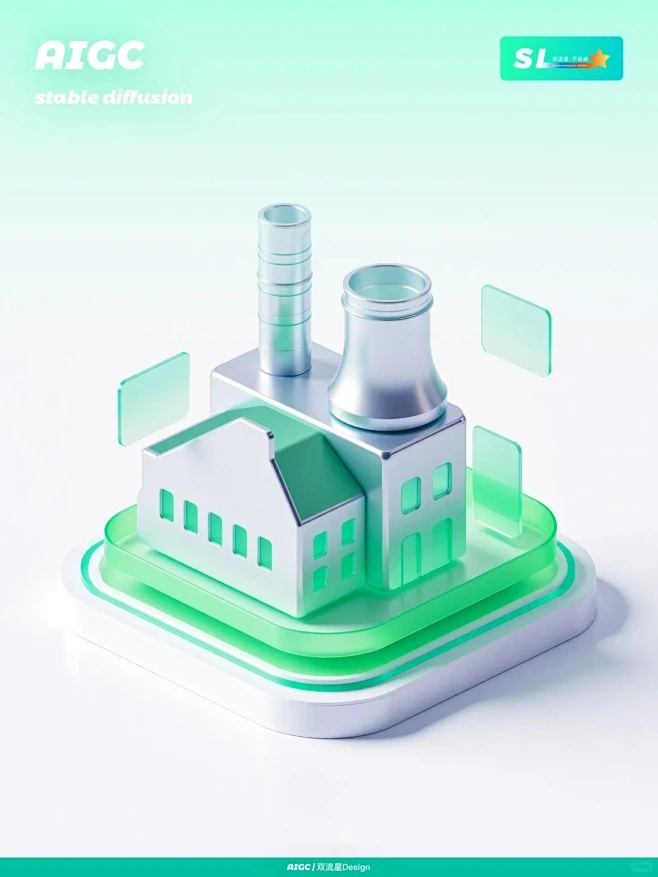 AIGC _ 新能源电力icon_5_双流星Design『UI设计』_来自小红书网页版-花瓣网