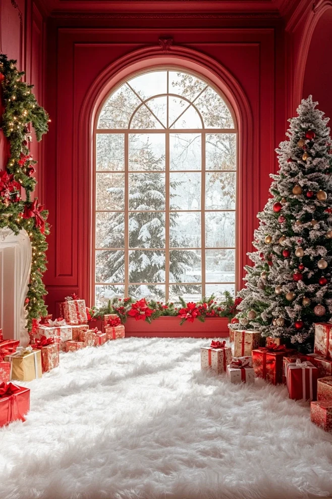 Mid journey关键词-圣诞场景 - 小红书-花瓣网