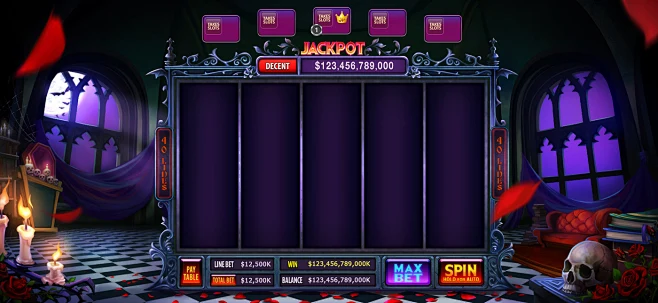 game slot UI-花瓣网