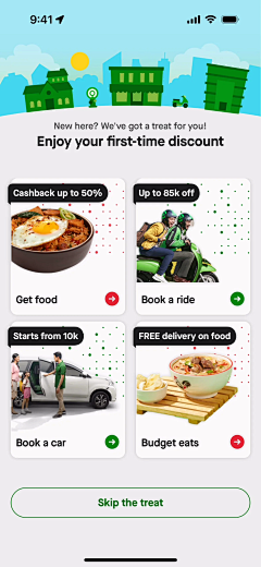海外ui-花瓣网|陪你做生活的设计师 | Gojek screen