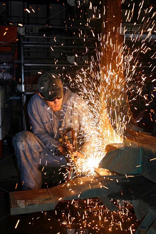 焊工,垂直画幅,人造的,商店,铁,金属,明亮,建筑业,工业,金属工业素材-花瓣网
