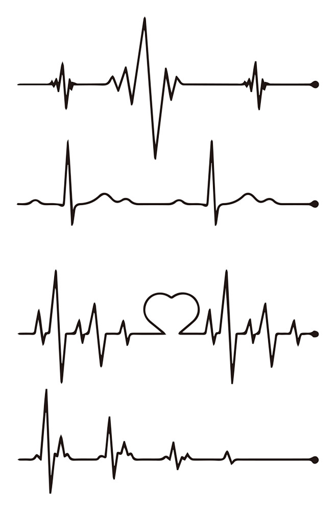 线条分割线心电图素材免扣元素-众图网