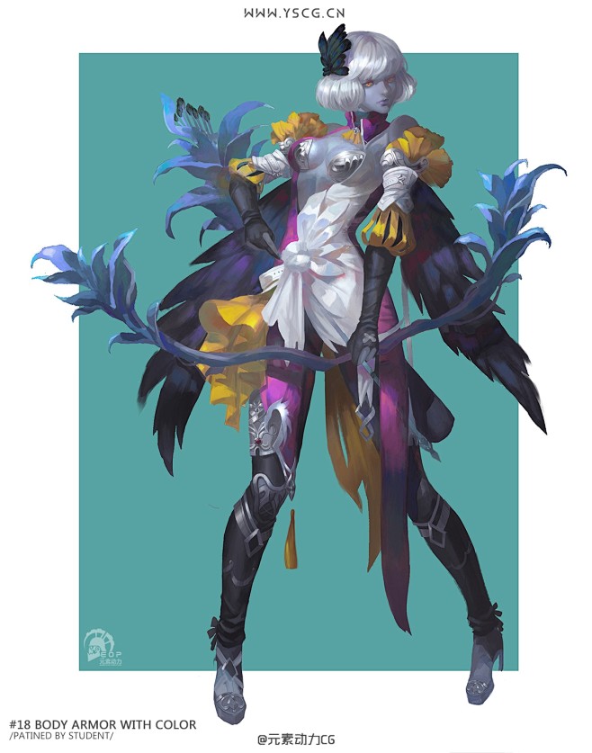 中国风女性角色原画中国风写实角色原画来自cgbook.cn (1502)