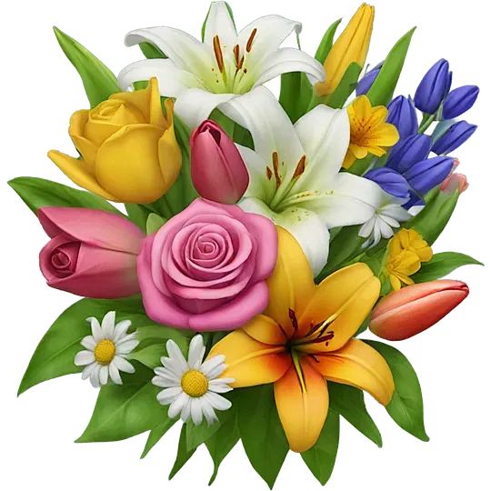 Bouquet of flowers emoji-花瓣网