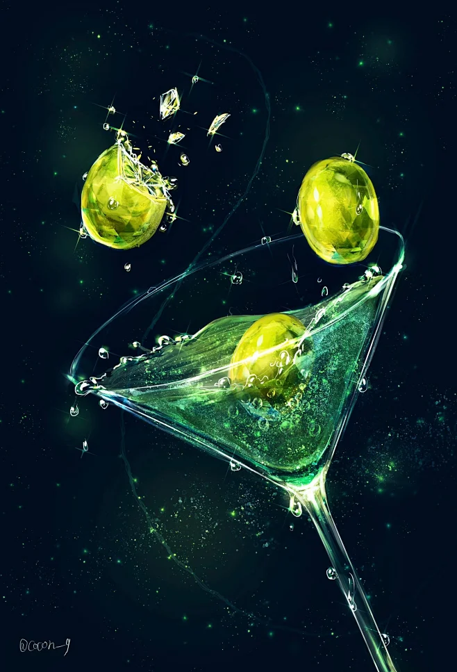 【P站画师】一位宝石画师，日本画师cocon的插画作品 | ACG17-花瓣网