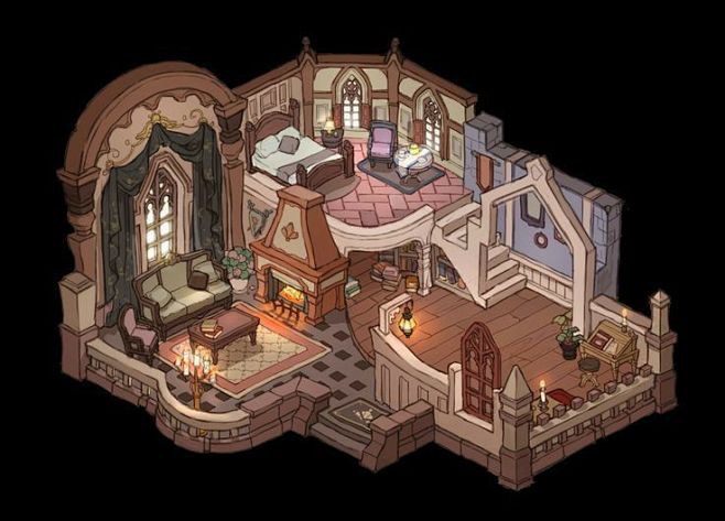 Fantasy Rooms, Fantasy House, Fantasy World, Fantasy Art Landscapes ...