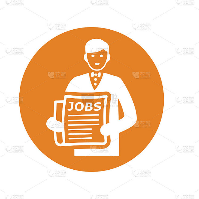 员工、就业、求职图标设计