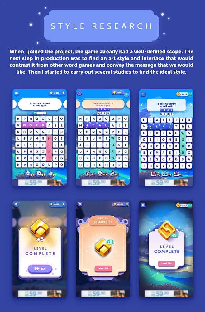 Word Lanes Interface : A visual summary through my work as UI Artsit in ...