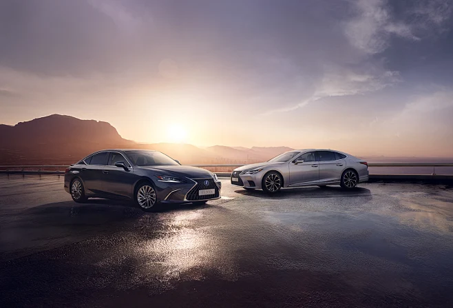 architecture car photography elegance Lexus lifestyle postproduction ...