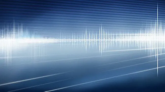 蓝色音频背景-花瓣网