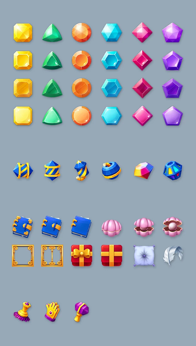 Gems Match Game-花瓣网