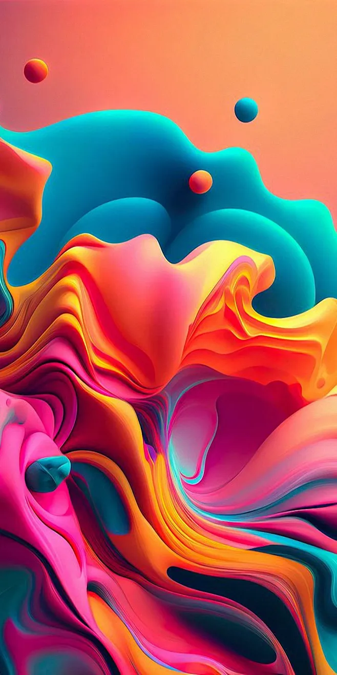 phone wallpapers colorful background-花瓣网