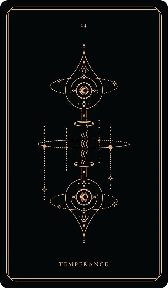 TEMPERANCE This card represents good overall health from the inside out ...