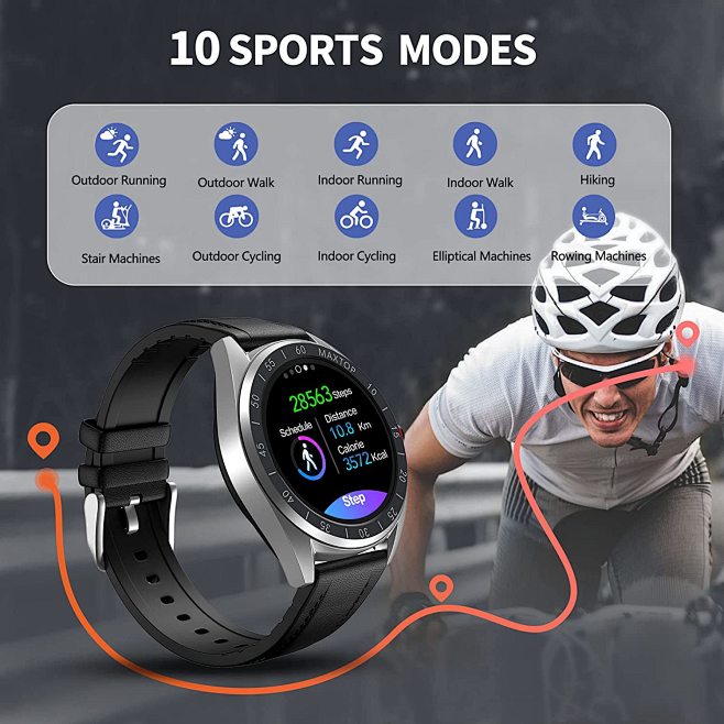 Amazon.com: Smart Watch for Men,MAXTOP Smart Watch Compatible with ...