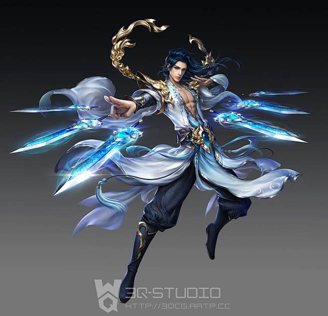 中国风男性角色原画中国风写实角色原画来自cgbook.cn (1441)